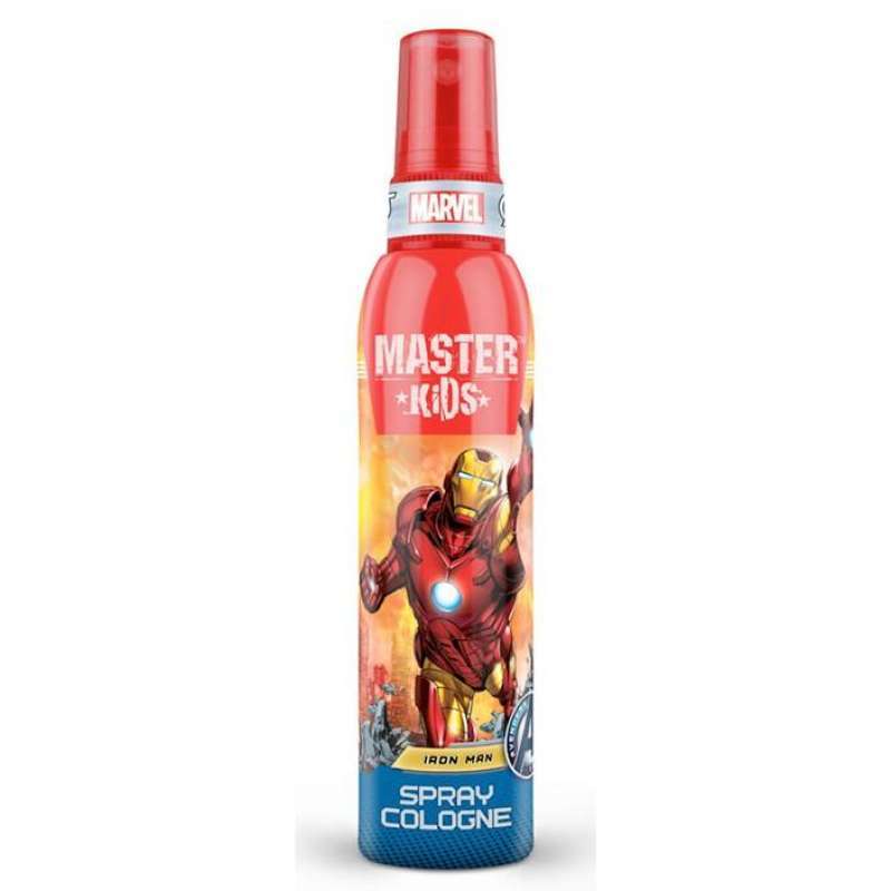 Jual Master Kids Spray Cologne Iron Man, Batman, Ben10, Superman 100 Ml ...