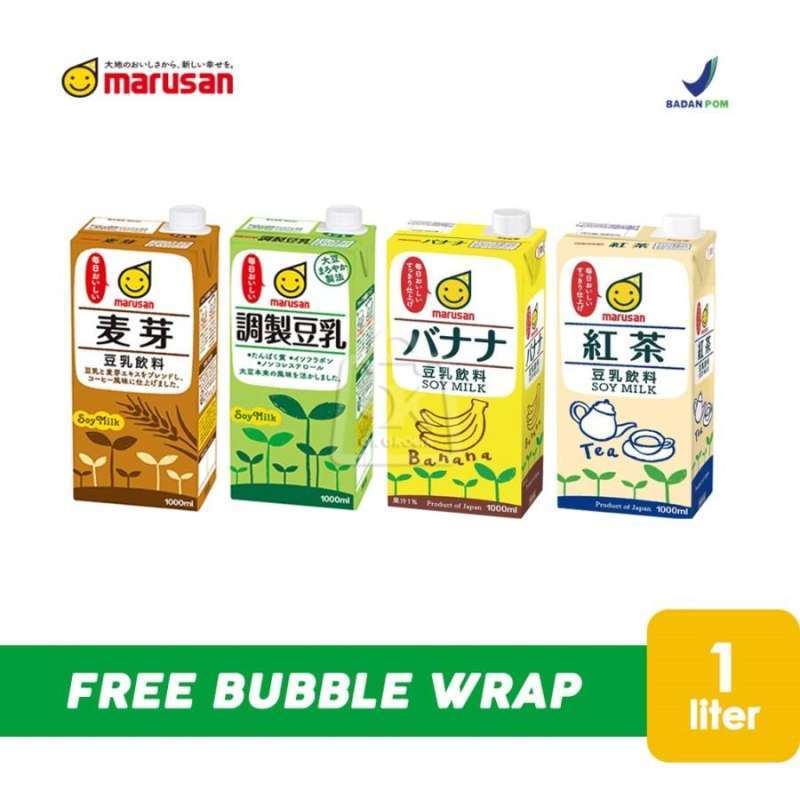 Jual Marusan Ai Tonyu Inryo Soymilk / Susu Kedelai Jepang (1 Liter) di ...