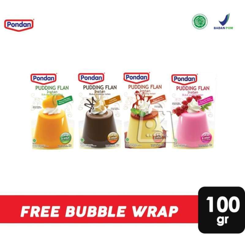 Jual Pondan Pudding Flan Instant (pouch 100gr) Di Seller Okgrosir ...
