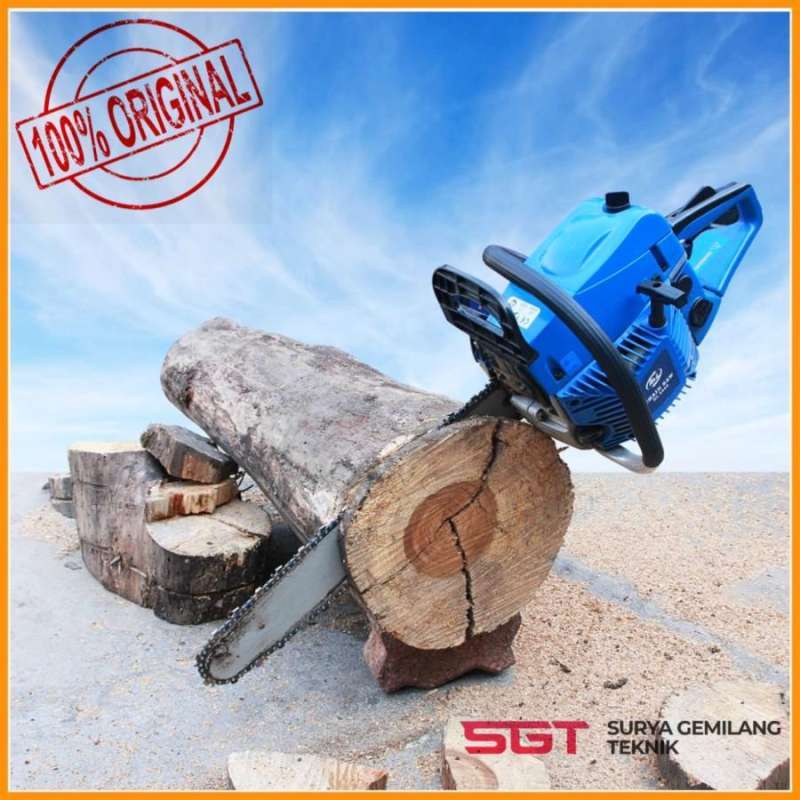 Jual Alat Potong Pohon Chainsaw H&L 5200 Mesin Gergaji Tebang Kayu Censow di Seller Surya ...