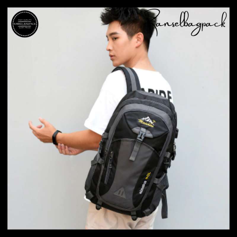 Promo Tas Ransel Backpack Punggung Sekolah Kerja Carrier Gunung Pria Wanita Diskon 5% di Seller ...