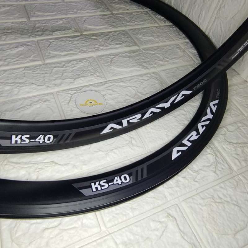 Promo Rims Velg 700 C 32 Hole Araya Ks-40 Rim Tinggi 4 Cm Presta Fv ...