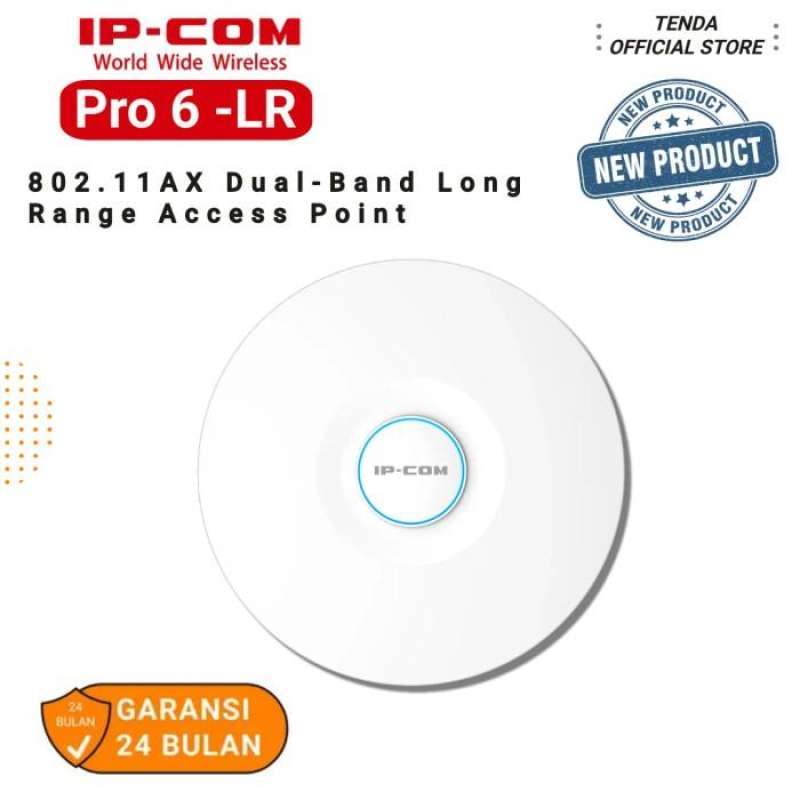 Jual IPCOM Pro-6-LR WiFi 6 Access Point Dual-Band Long Range 802.11AX ...