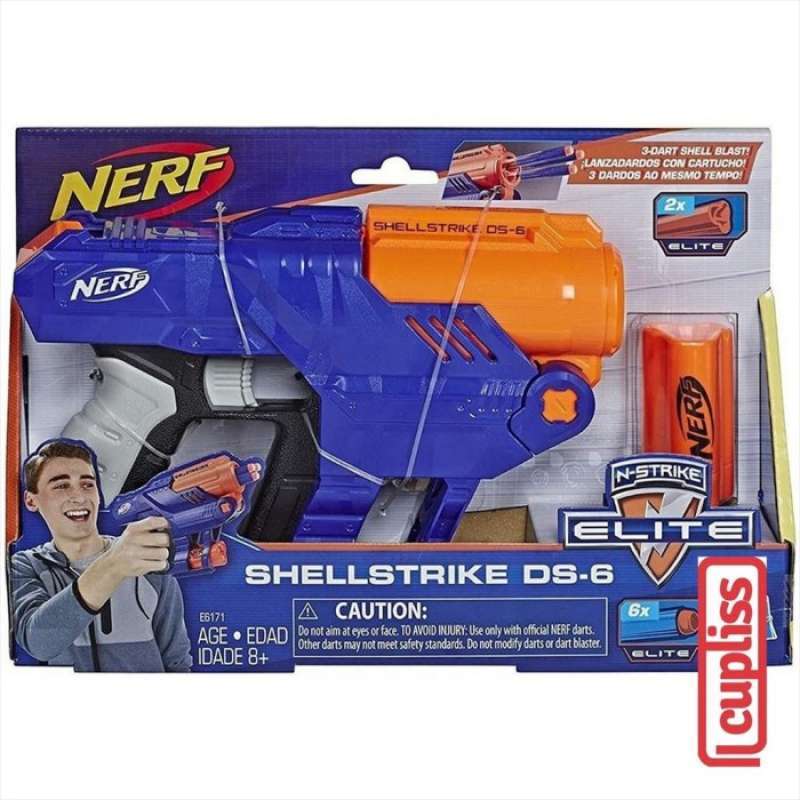 Promo NERF Elite N-Strike Shellstrike DS-6 Hasbro E6171 - Multivarian ...