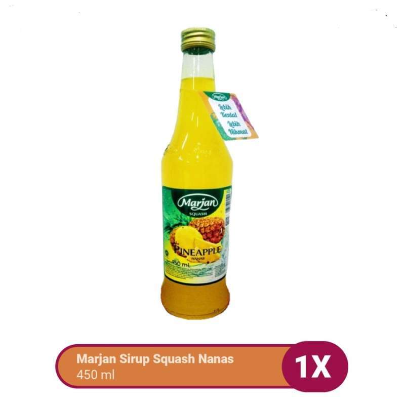 Jual SIRUP MARJAN SQUASH NANAS 450ML PINEAPPLE SYRUP di Seller ...