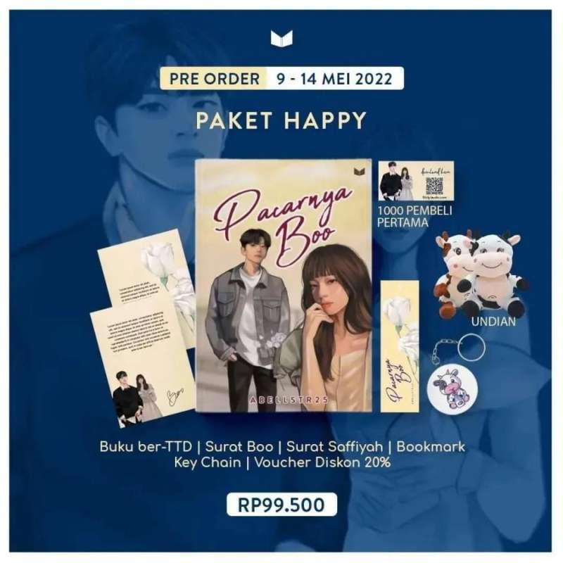 Jual Novel Pacarnya Boo + TTD - Abellstr25 - PAKET MAWAR di Seller ...