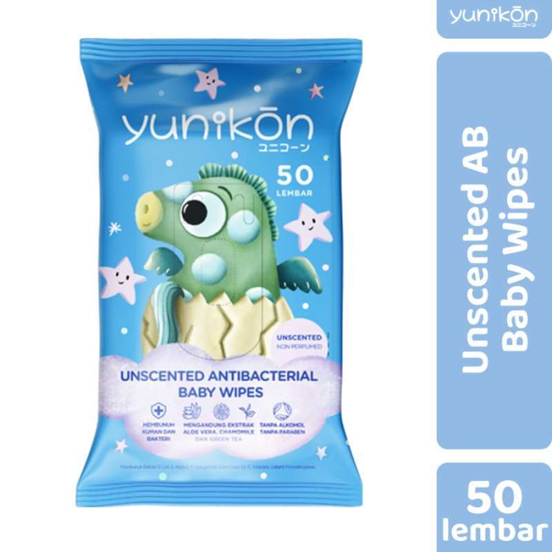 Promo Yunikon Unscented Antibacterial Wipes 50s Diskon 30% Di Seller ...