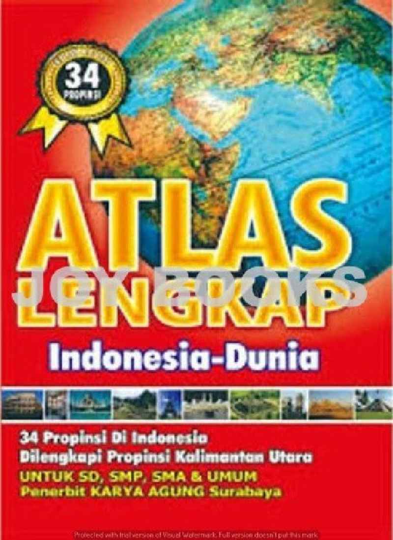 Jual BUKU ATLAS GLOBAL PETA INDONESIA DAN DUNIA SD SMP SMA DAN UMUM di Seller Joy Books ...