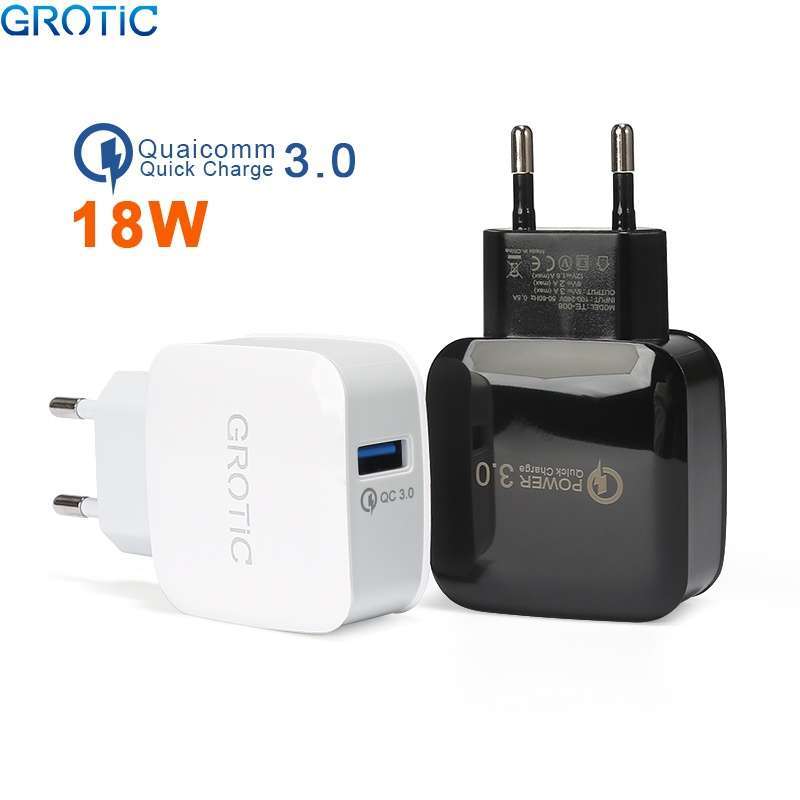 Jual GROTIC Charger Fast Charging 18W QC3.0 Casan Quick Charge Kepala ...