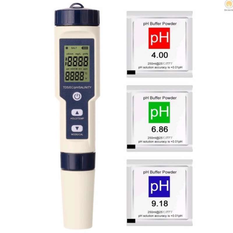Promo 5 In1 Ph / Tds / Salinity / Ec And Temperature Meter Ez-9909 ...
