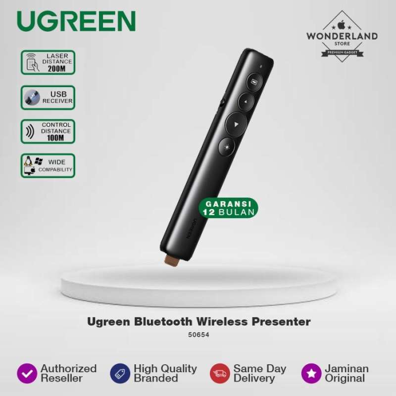 Jual Ugreen Laser Pointer Remote Controller Presenter Wireless 2.4ghz USB di Seller Wonderland ...