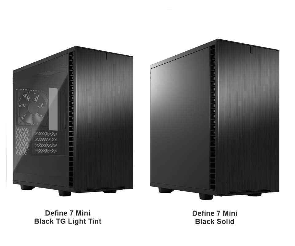 Jual FRACTAL DESIGN DEFINE 7 MINI M-ATX Gaming Case - Black Solid di ...