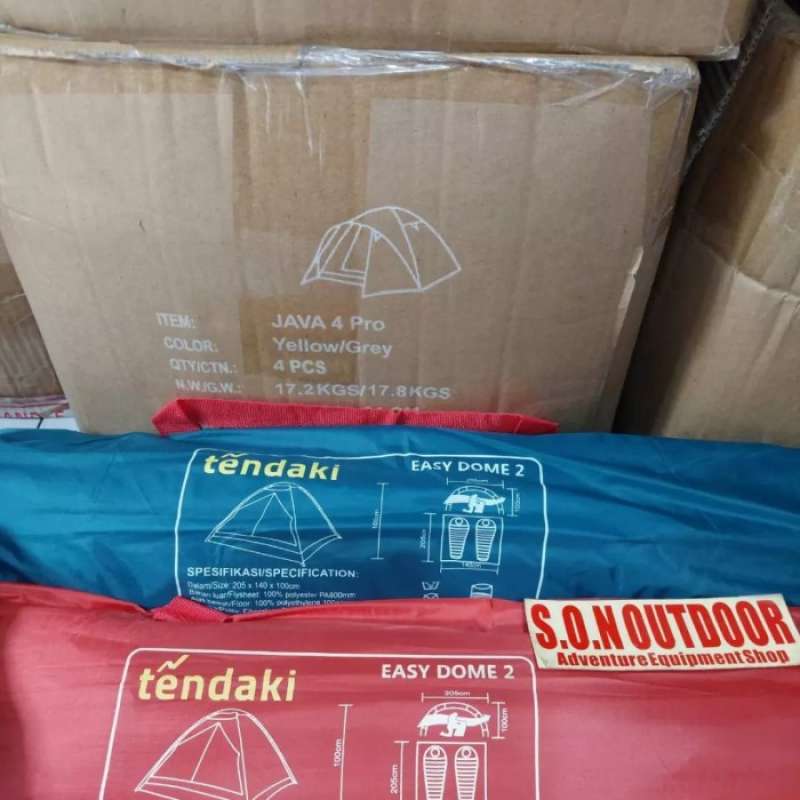 Jual tenda single layer tendaki easy dome easydome 2p dan 4p orang ...