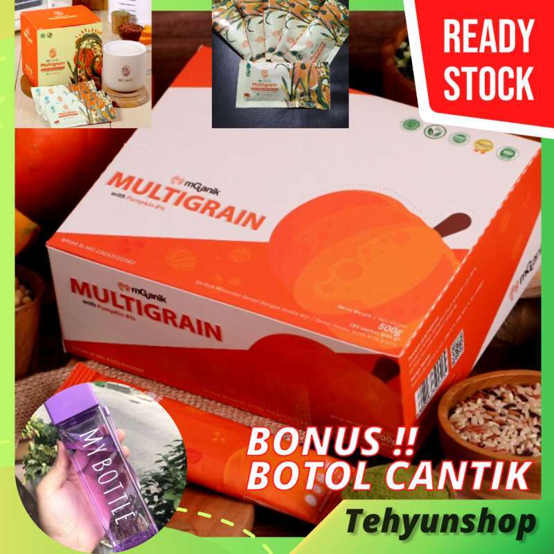 Promo Mganik Multigrain 500 Gram Isi 20 Sachet Suplemen Makanan ...