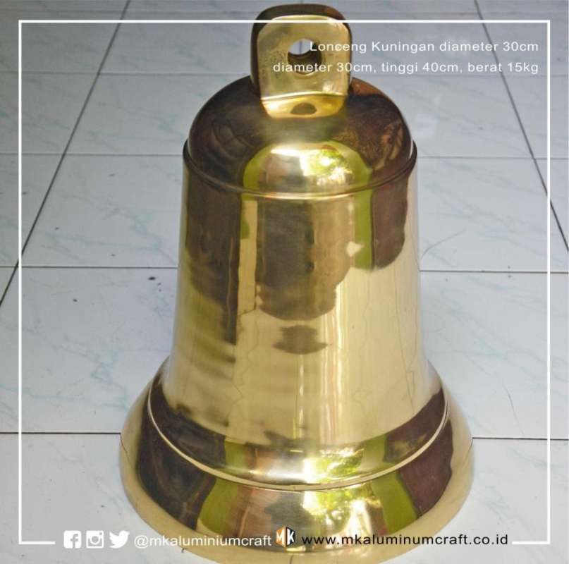 Jual Lonceng Kuningan diameter 30cm - Bel Lonceng di Seller MK ...