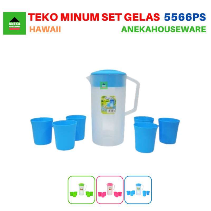 Jual Peralatan Minum Picnic Set Gelas Eskan Sasaki 5566PS Hawaii di ...