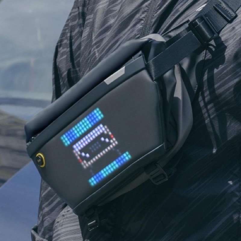 Jual Sling Bag Pixel Art Bluetooth Smart Sling Bag RGB LED Pixel Sling ...