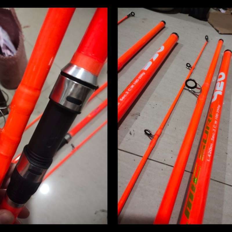 Jual Joran Tornado Colmic Surf 390 420 Joran Surf Sambung Iii Composite ...