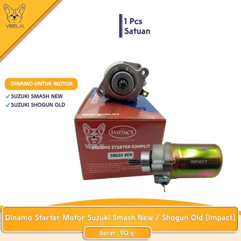 Jual Dinamo Starter Motor Suzuki Smash New / Shogun Old [impact] Di ...