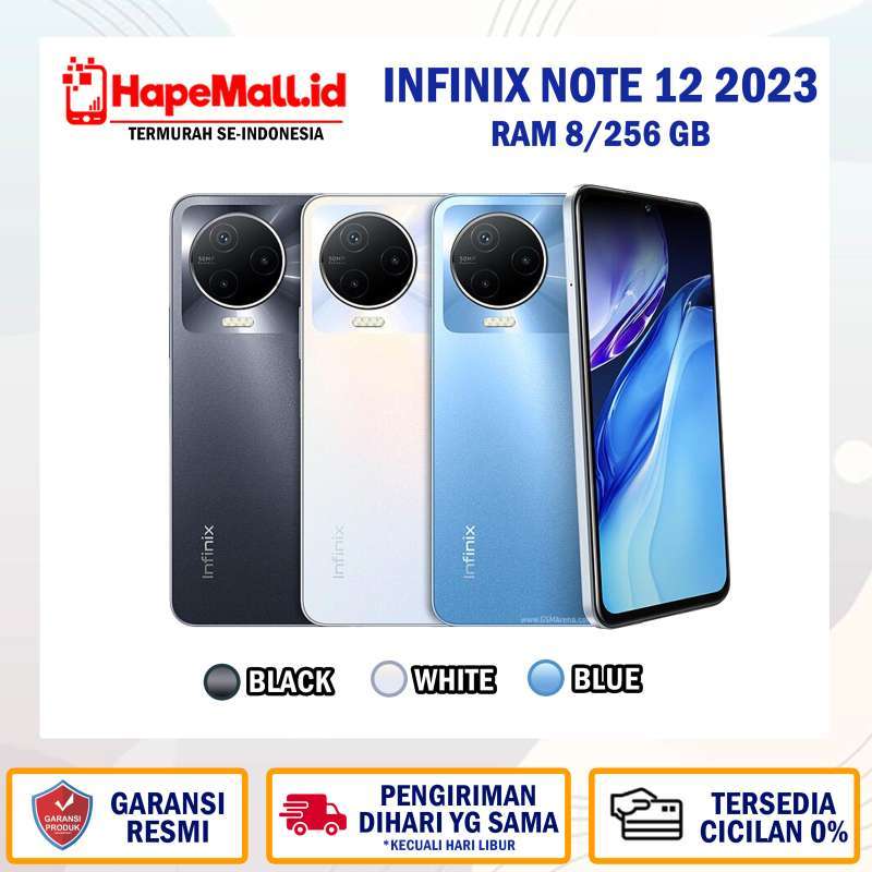 Jual Infinix Note 12 2023 8/256 Ram 8gb Rom 256gb Garansi Resmi - White ...