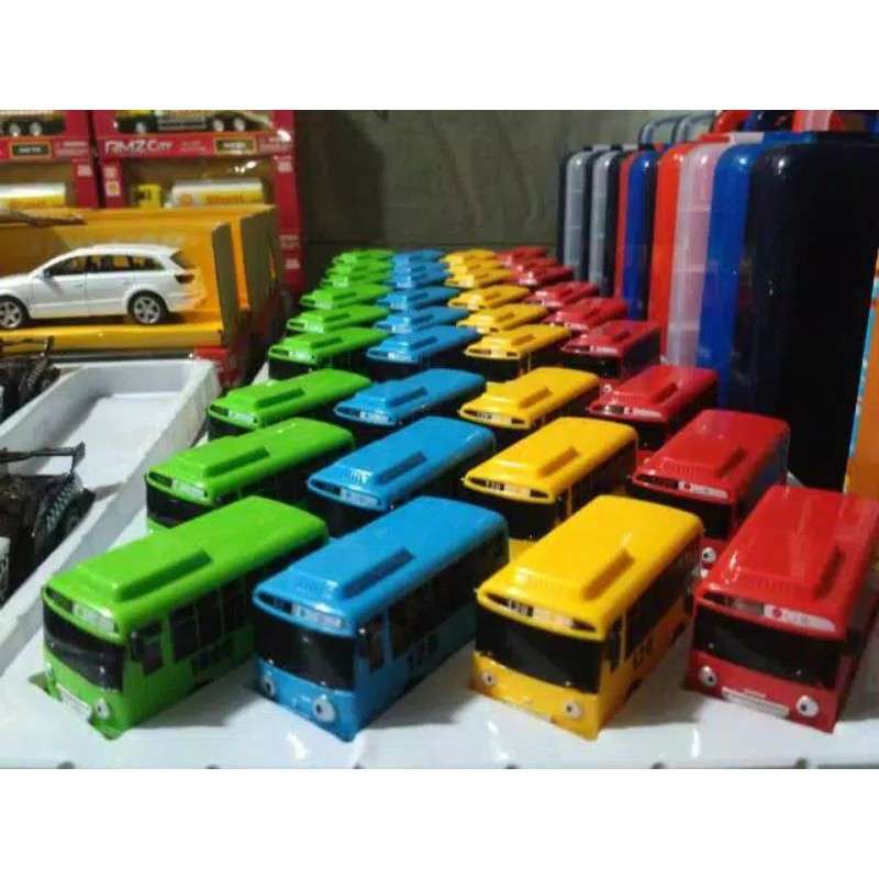 Jual Tayo Pull Back Besar Pintu Bisa Di Buka / Mainan Bus Tayo - Kuning ...