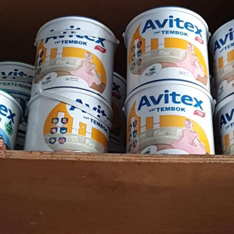 Jual Cat Tembok Avitex Interior Super White kemasan 5kg di Seller Jaya ...