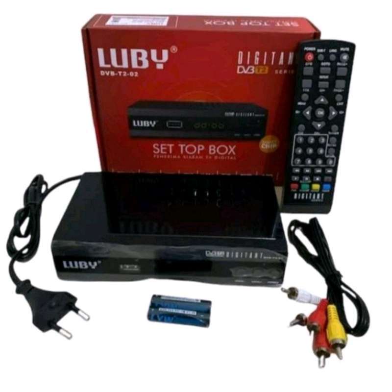 Jual SET TOP BOX SUPER HD / SET TOP BOX LUBY DVB T2 02 TV DIGITAL di ...