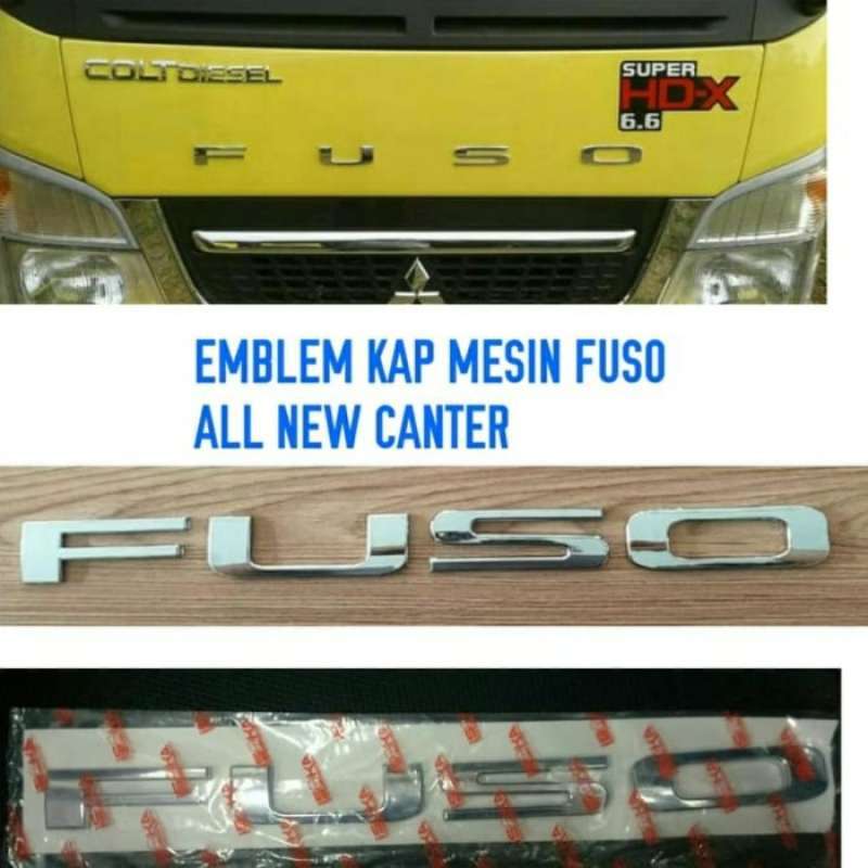 Jual Emblem fuso chrome logo tulisan fuso di Seller Tune Up Pro ...