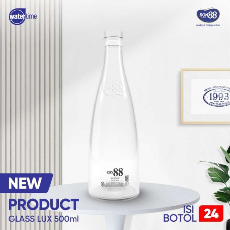 Promo Air Mineral Botol Glass Lux 500ml (kurir Instan) Diskon 19% Di ...