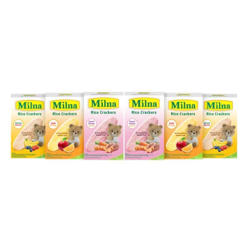 Promo Bundling Milna Rice Crackers Diskon 33% di Seller Lorenza Storee ...
