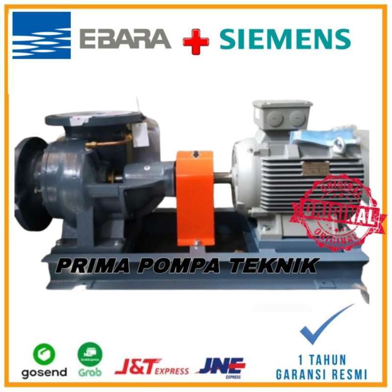 Jual Pompa Air Ebara Mix Flow 200 SZ + Motor Siemens 15hp 4P Pompa ...