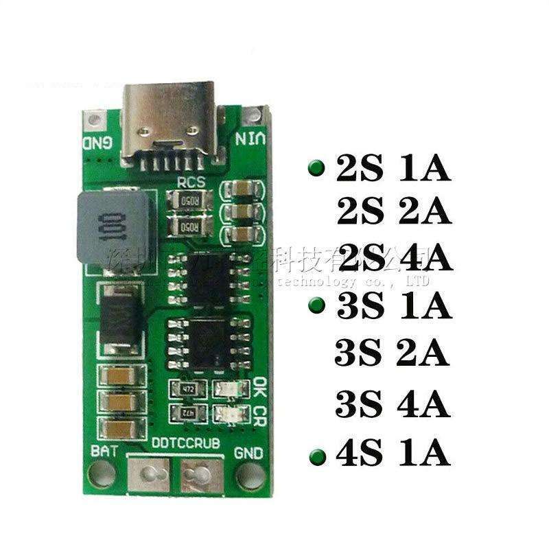 Jual Modul Step UP Charger Bms 4S 16.8V 2A From Type C Input DC 3.7-6V ...