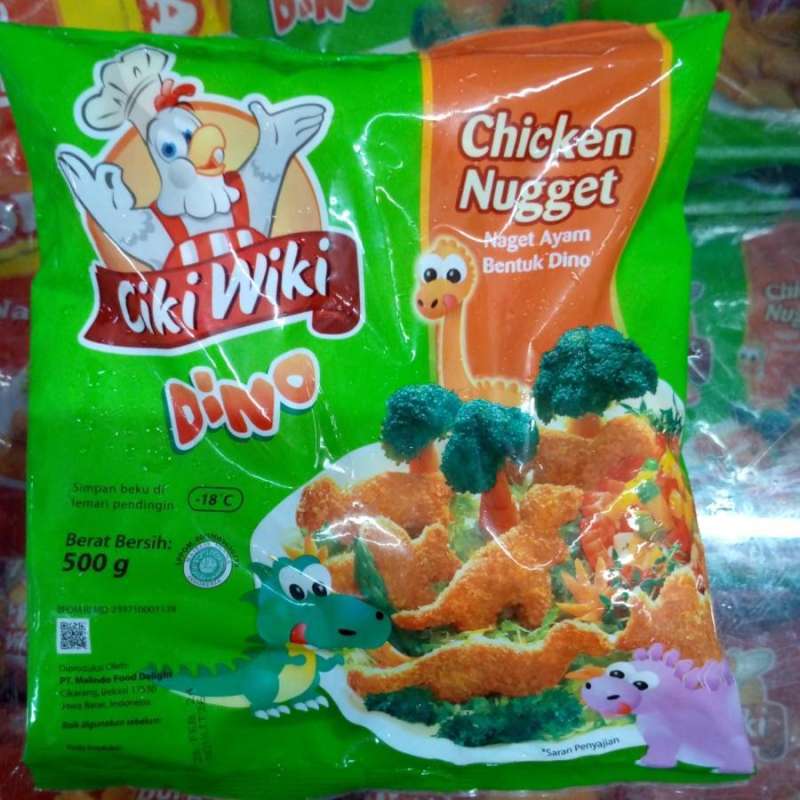 Jual Cikiwiki Chicken Nugget Dino 500Gr di Seller RSB Frozen Food Dago ...