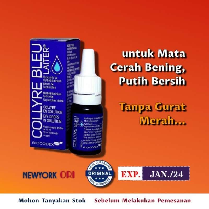 Jual Collyre Bleu Laiter 10ml- Biocodex Di Seller Clementinee Shop ...