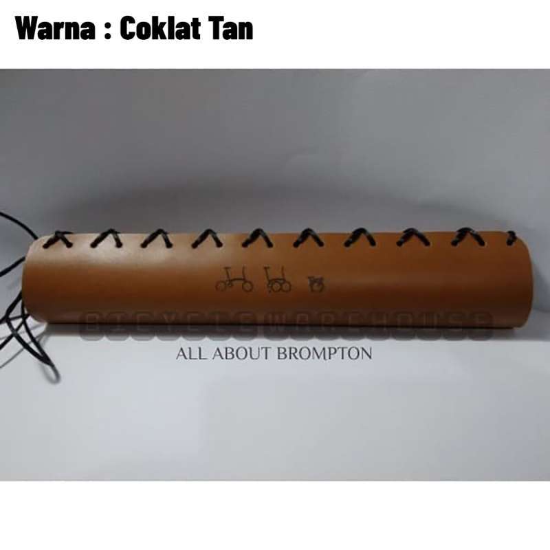 Jual Aksesoris Sepeda Lipat Cover Frame Kulit Sapi Asli For Brompton Or ...