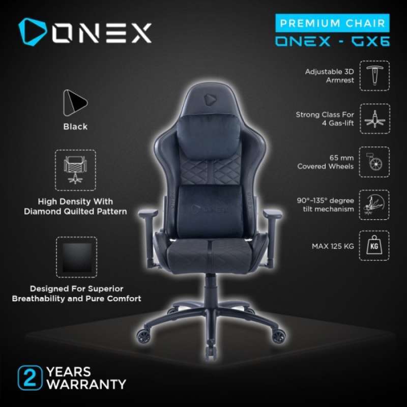 Promo Kursi Gaming ONEX GX6 Premium Quality Kursi Gaming Chair Onex GX6 - Multivariasi ...