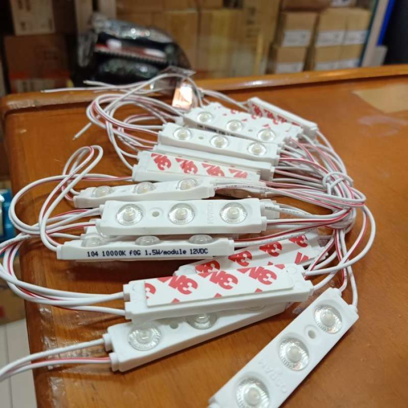 Promo lampu led modul osram 3 mata 12v 30w 10000k ultra cool white 20 ...