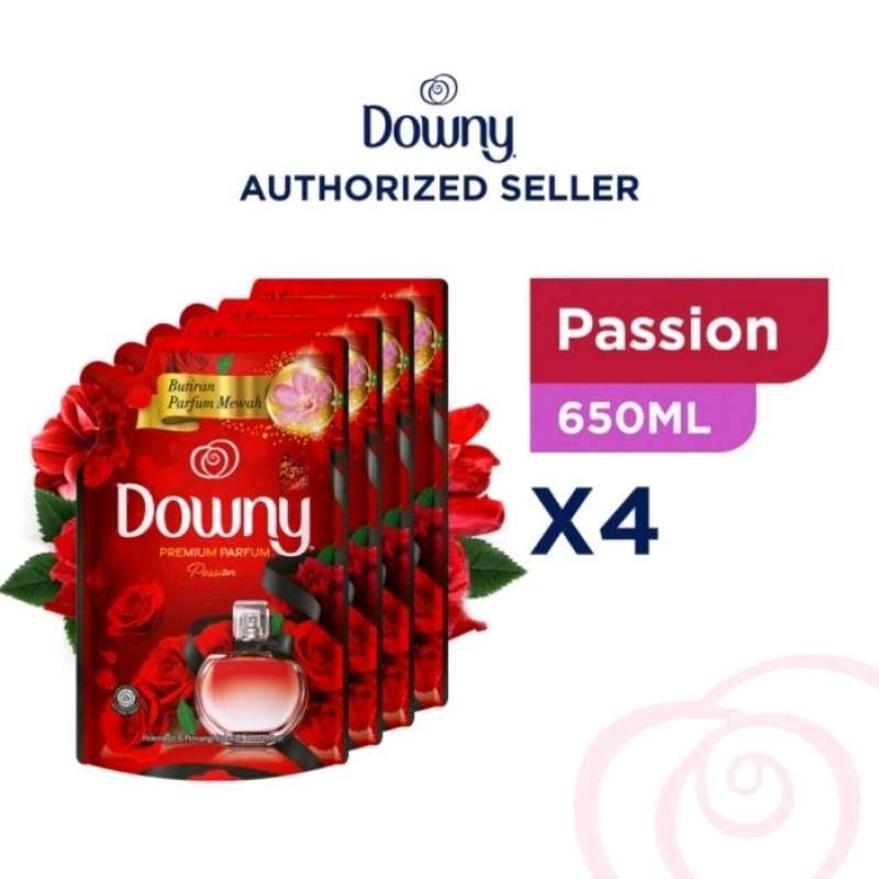 Jual Downy Pewangi Dan Pelembut Pakaian Kosentrat Passion 650ml Paket ...