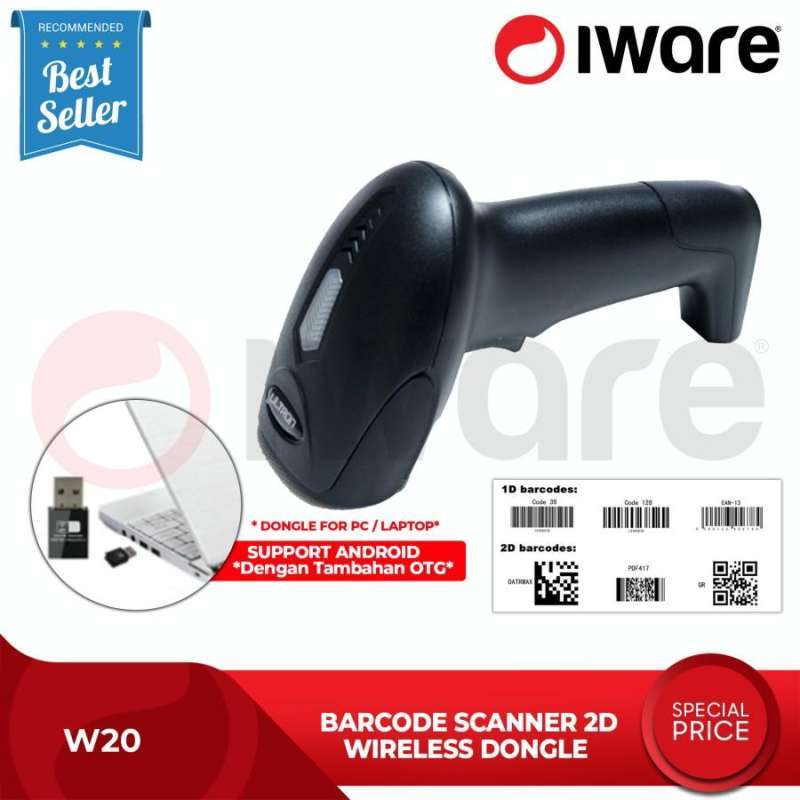 Jual 2d Wireless Barcode Scanner Ultron Ult-w20 (qr-code, E-faktur ...