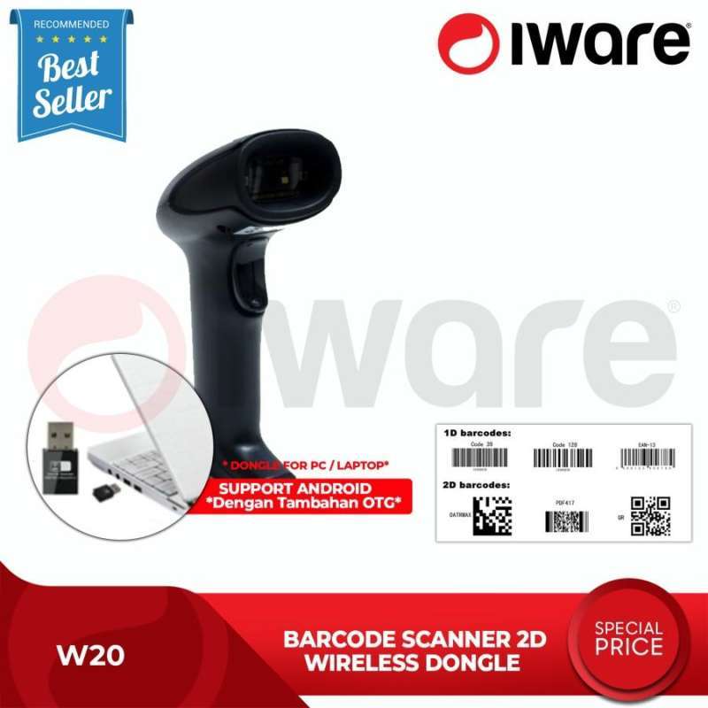 Jual 2d Wireless Barcode Scanner Ultron Ult-w20 (qr-code, E-faktur ...