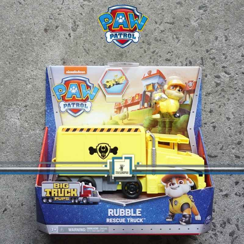 Jual Paw Patrol Big Truck Pups Vehicle RUBBLE Rescue Truck Transforming ...