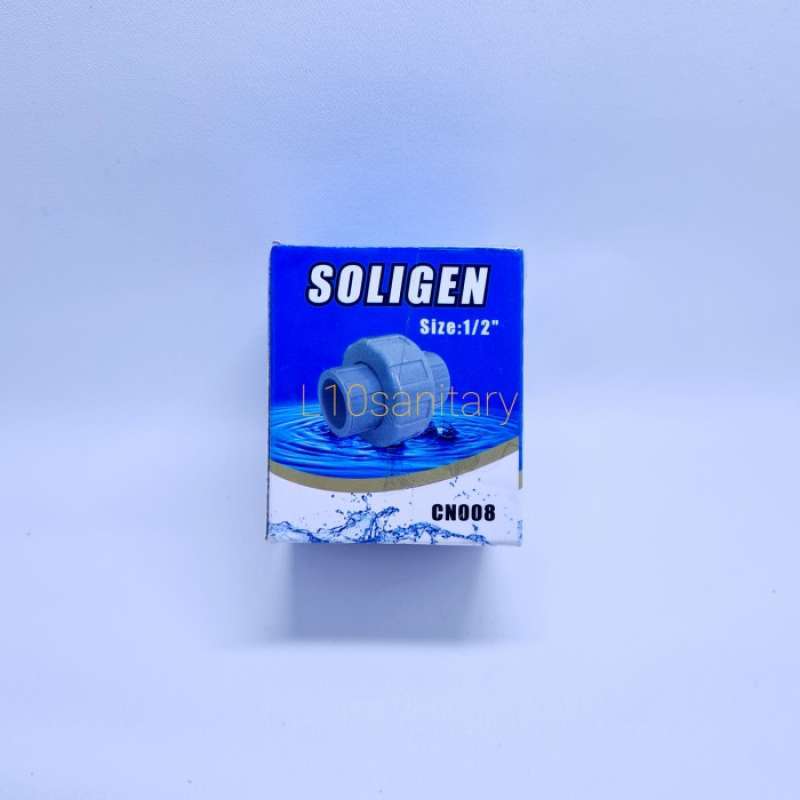 Promo Watermur Pvc Soligen 1/2 Water Mur Pompa Plastik Polos Union ...