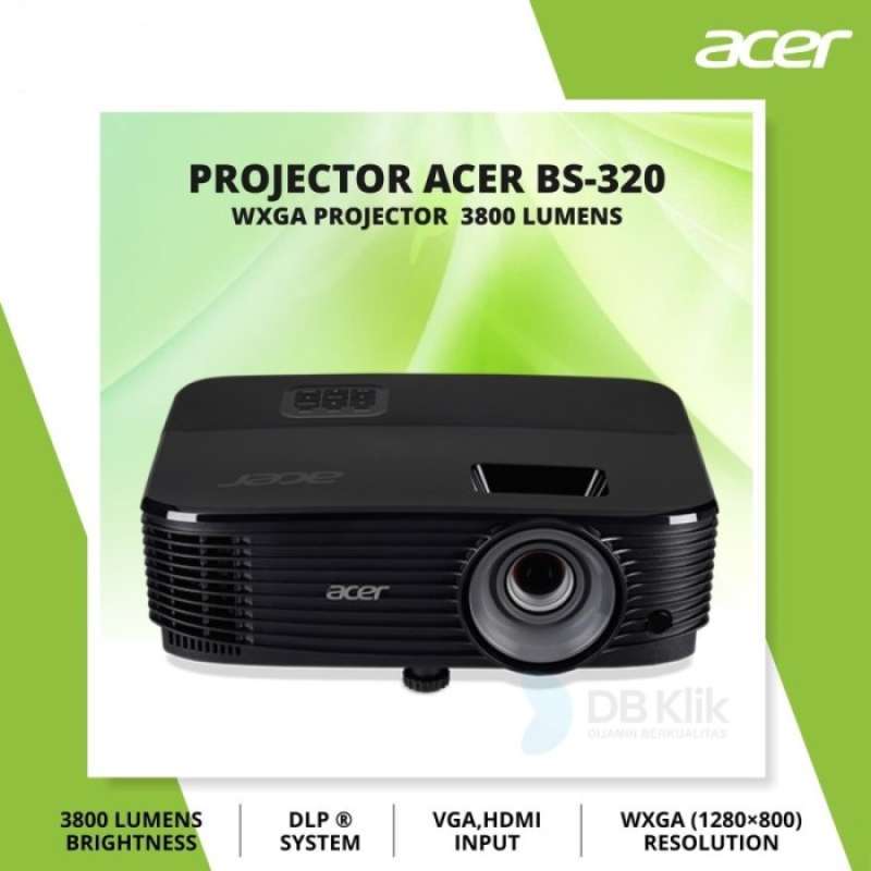 Promo Proyektor / Projector Acer Bs-320p Wxga 4000 Ansi Lumens Vga Hdmi ...