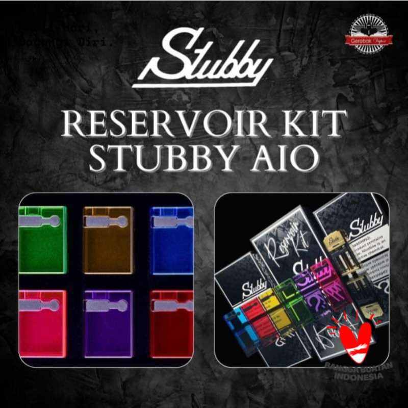 Jual Stubby Aio Reservoir Kit 100% Authentic By Orca Vape X Suicide ...