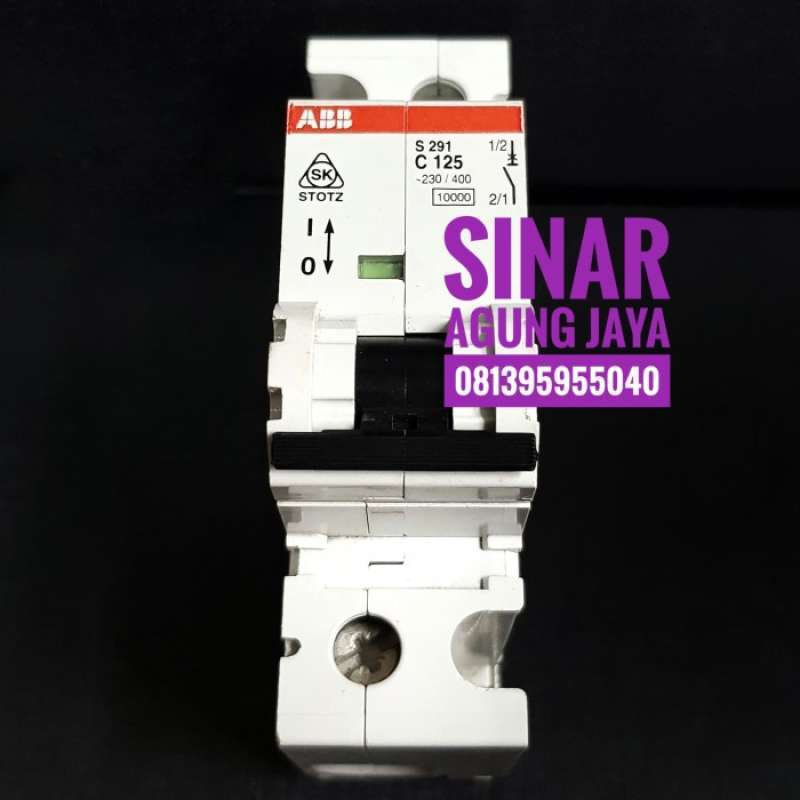 Promo MCB ABB S291 1POLE 125A 10KA SNI MINIATURE CIRCUIT BREAKER ABB C125 Diskon 23% di Seller ...