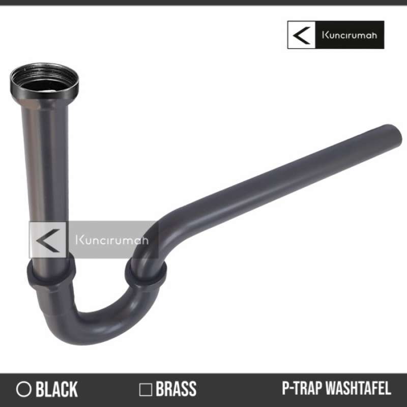 Promo Sifon Leher Angsa Wastafel Stainless 304 Hitam Diskon 23% Di ...