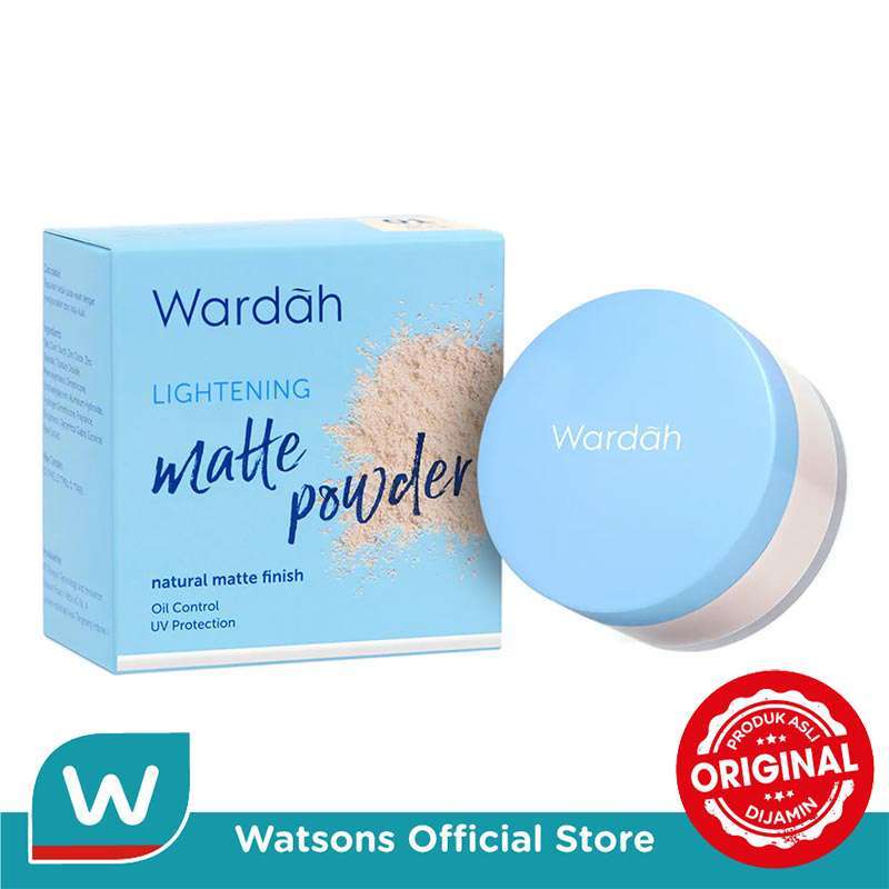 Jual WARDAH Lightening Matte Powder 01 Light Beige 20g di Seller ...