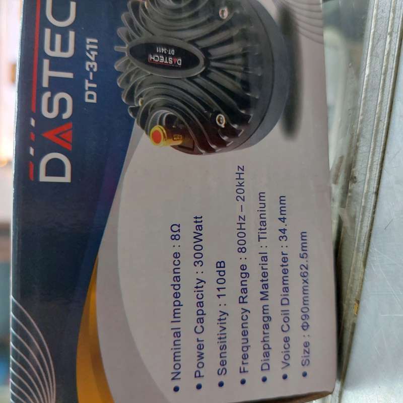 Jual driver tweeter dastech DT 3411 di Seller FEAW - Jagalan, Kota ...