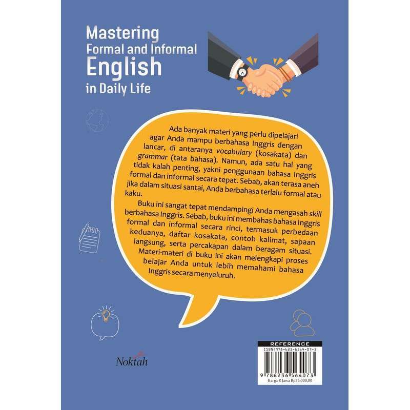 Promo Buku Mastering Formal And Informal English In Daily Life Diskon 20% Di Seller Toko ...