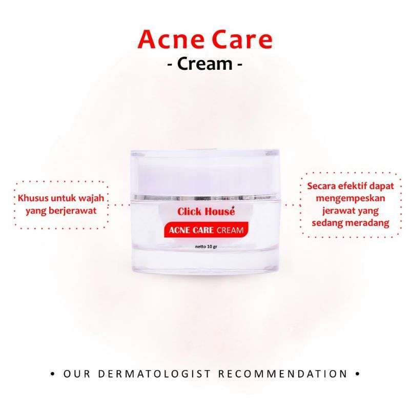 Promo Click House Acne Care Cream Diskon 4% di Seller Click House Skin ...